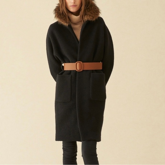 ba&sh | Jackets & Coats | Bash Paris 0 Wool 100 Cotton Rabbit Hair ...